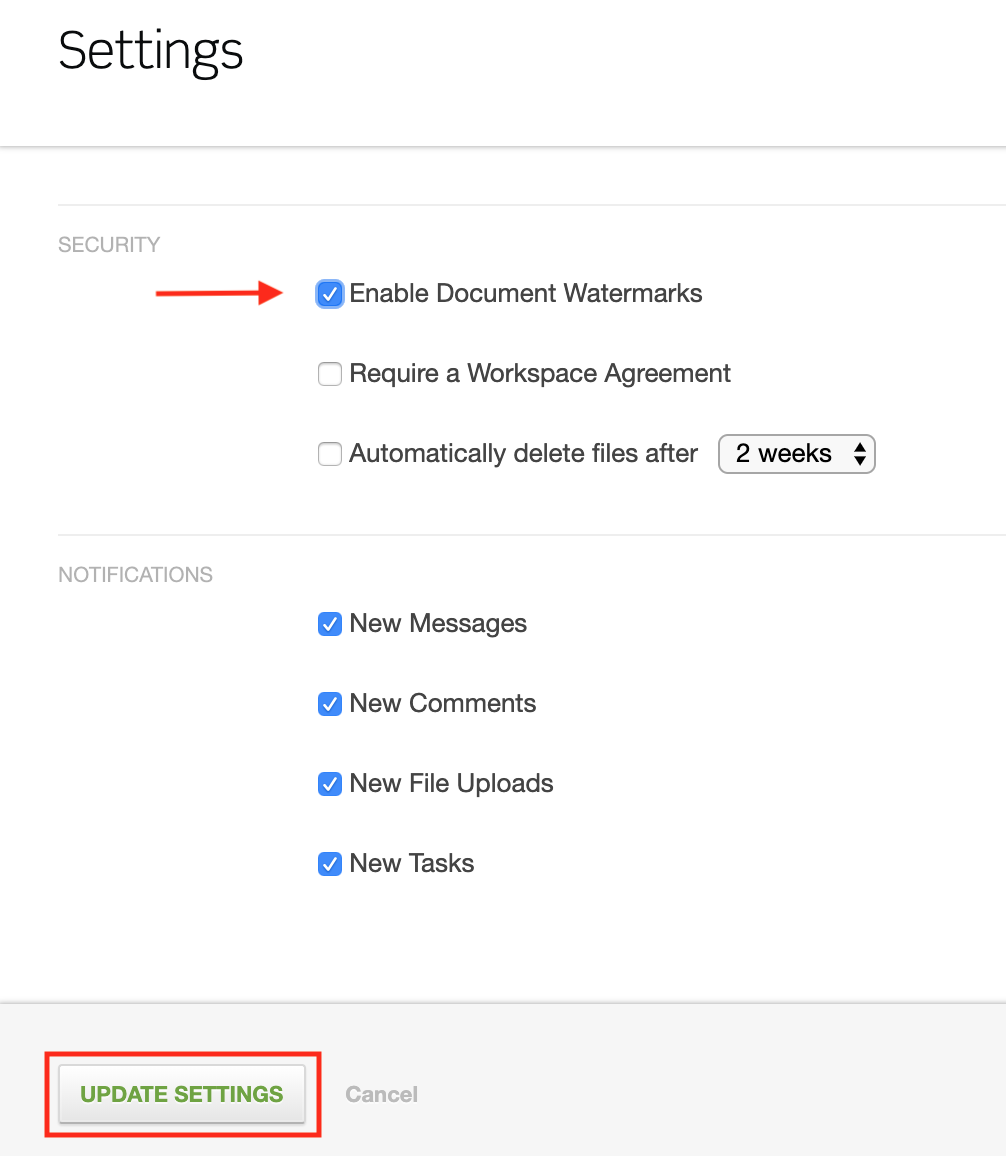 Watermarking Your Documents – Onehub | Support Center