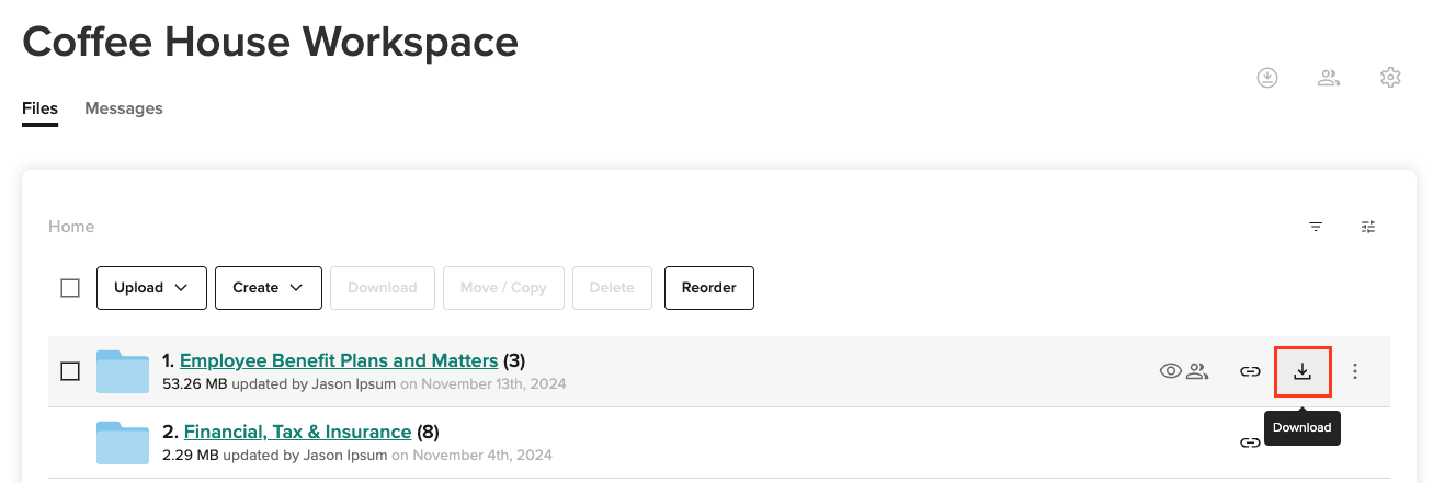 Downloading Files – Onehub | Support Center
