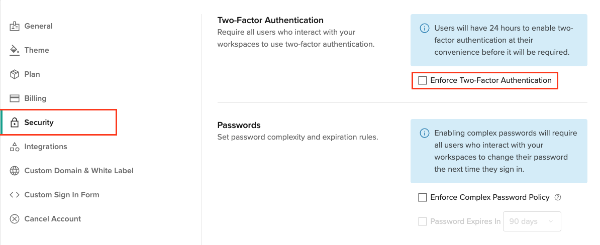 Two-Factor Authentication – Onehub | Support Center