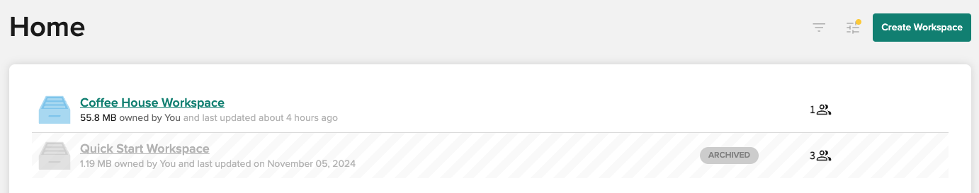 Archiving Workspaces – Onehub | Support Center